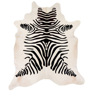 Cowhide Rug | Zebra Print | Hides of Excellence