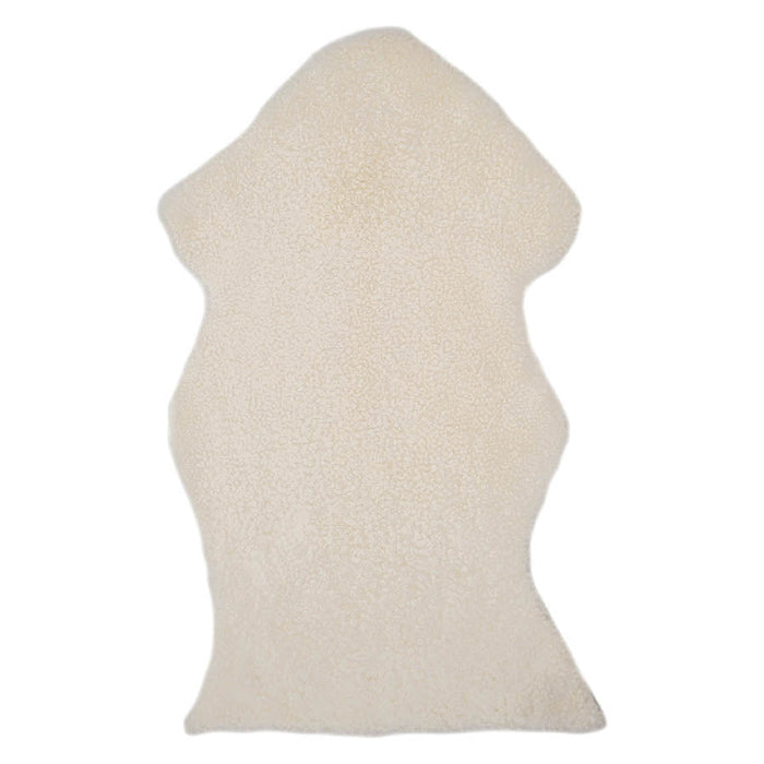 Shearling Sheepskin Rug | Natural White | Hides of Excellence